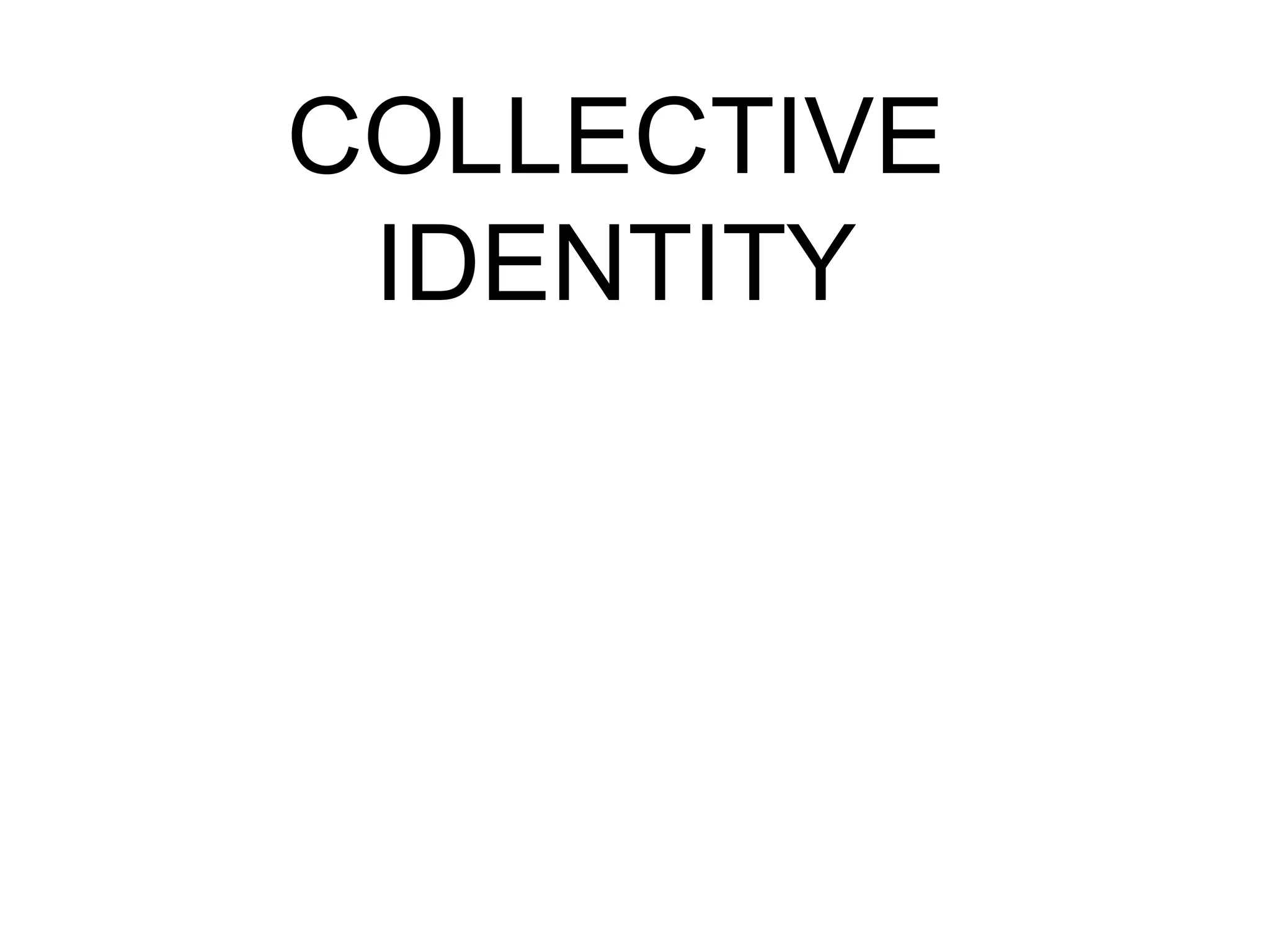 Collective identity 1 | PPT