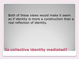 Collective identity 2011 | PPTX
