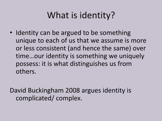 Collective identity lesson two | PPTX