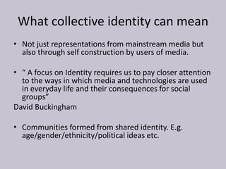 Collective identity lesson two | PPT