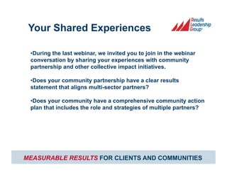 Achieving Measurable Collective Impact with Results-Based ...