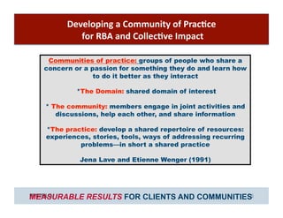 Achieving Measurable Collective Impact with Results-Based ...
