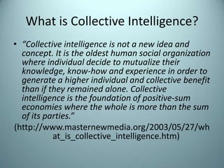 Collective intelligence 2 | PPT
