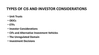 COLLECTIVE INVESTMENT SCHEMES- INVESTMENT AND SECURITIES LAW.pptx