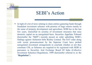 Collective Investment Scheme & SEBI | PDF