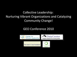 Collective Leadership GEO Presentation | PPT
