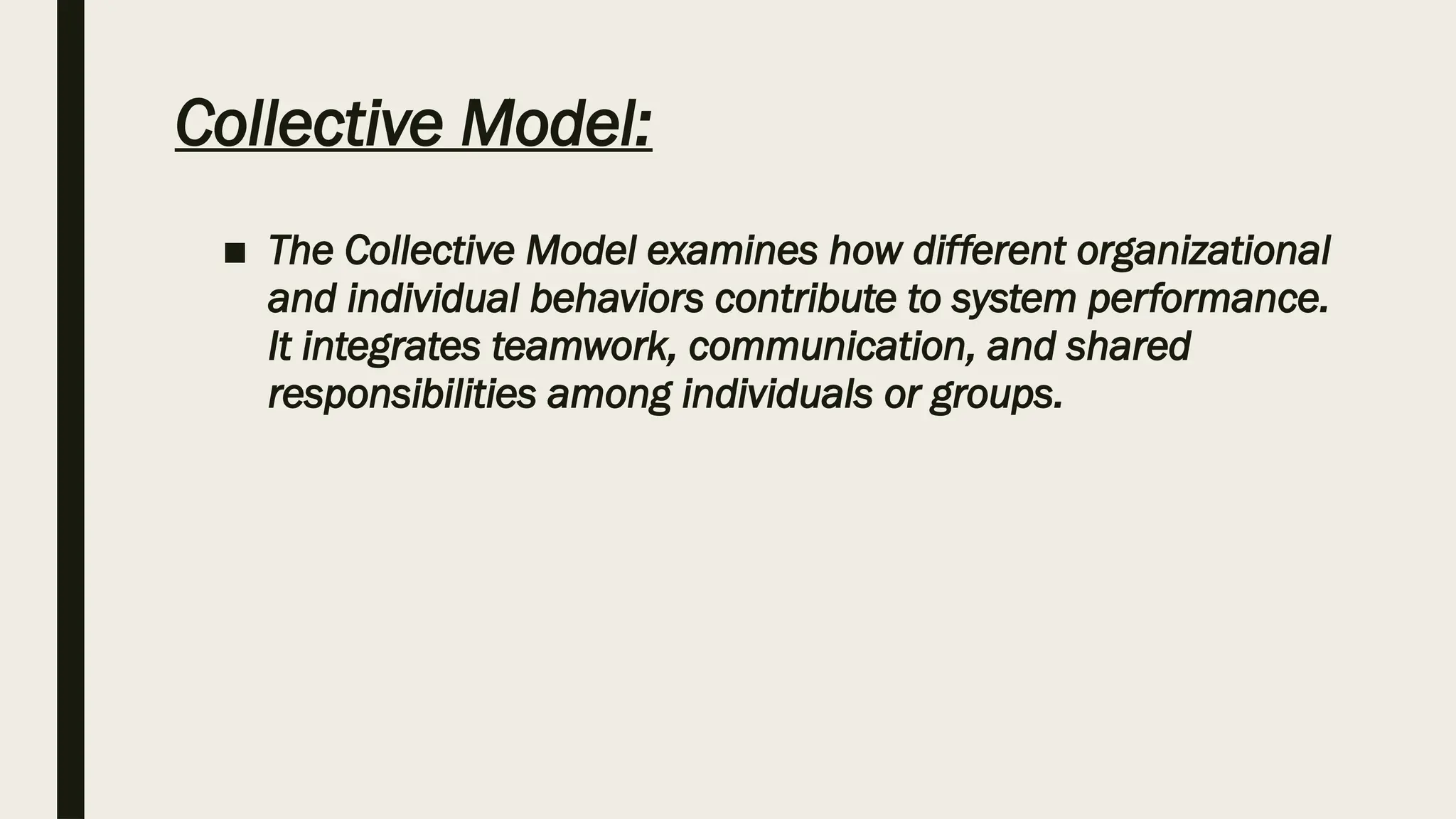 collective model.pptxcjjdudususjxxjdwkwiwisi | PPTX