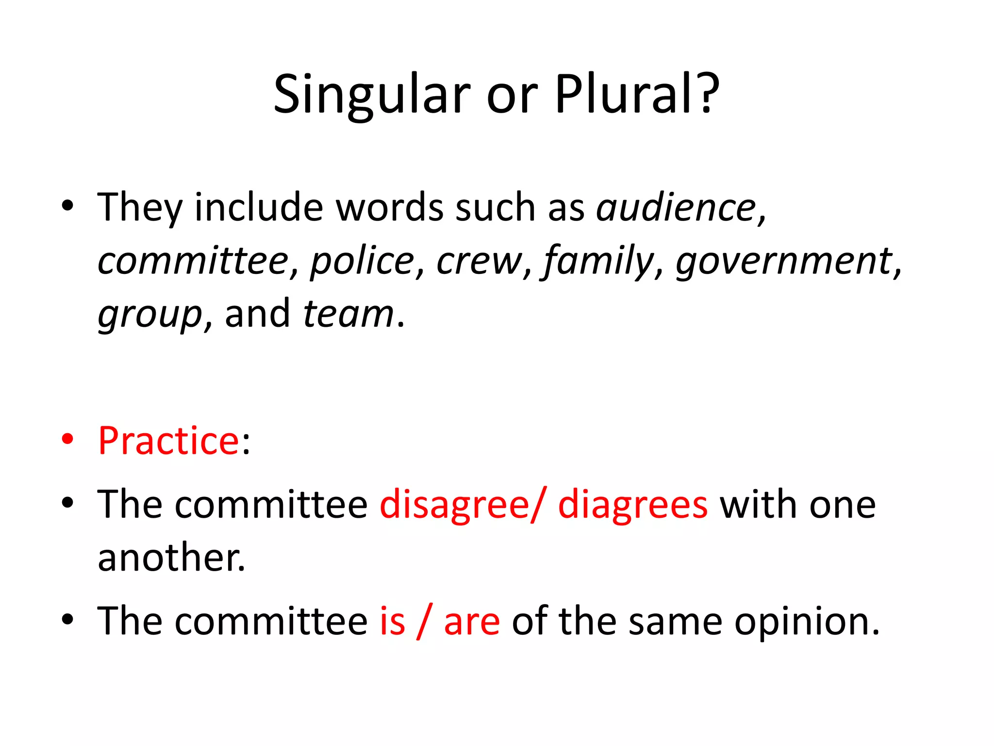 Collective nouns | PPTX