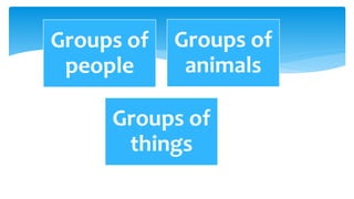 Collective nouns | PPTX