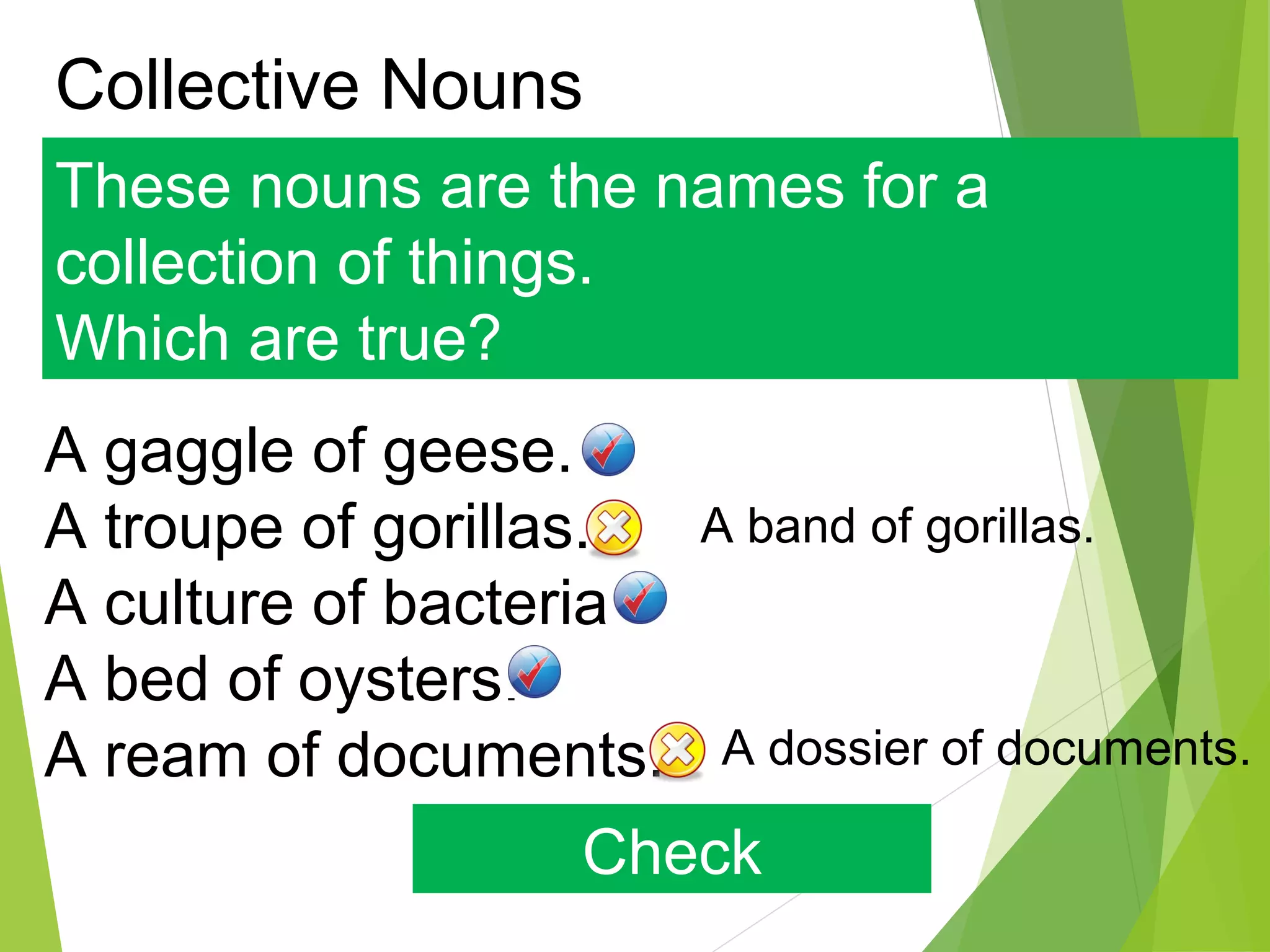 Collective nouns | PPT