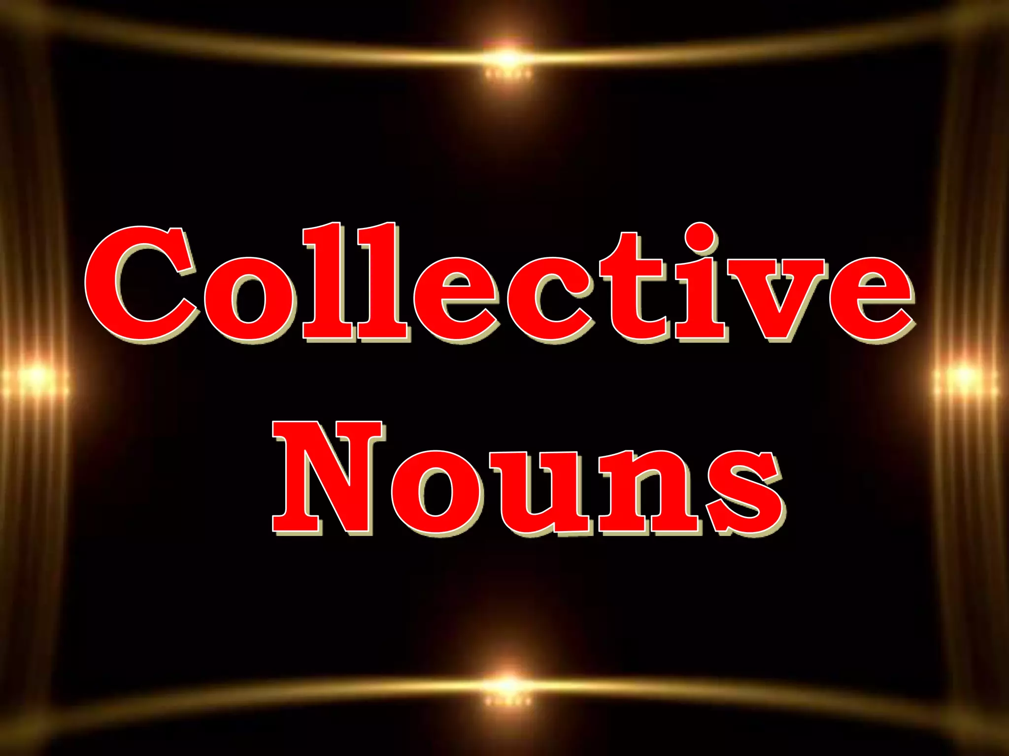 Collective nouns | PPTX