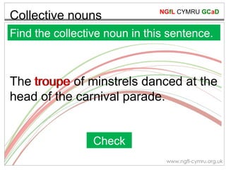 Collective Nouns English Grade 5 PowerPoint Presentation | PPT