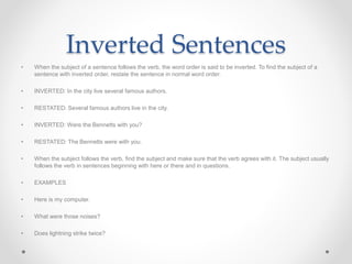 Collective nouns and inverted sentences.pptx