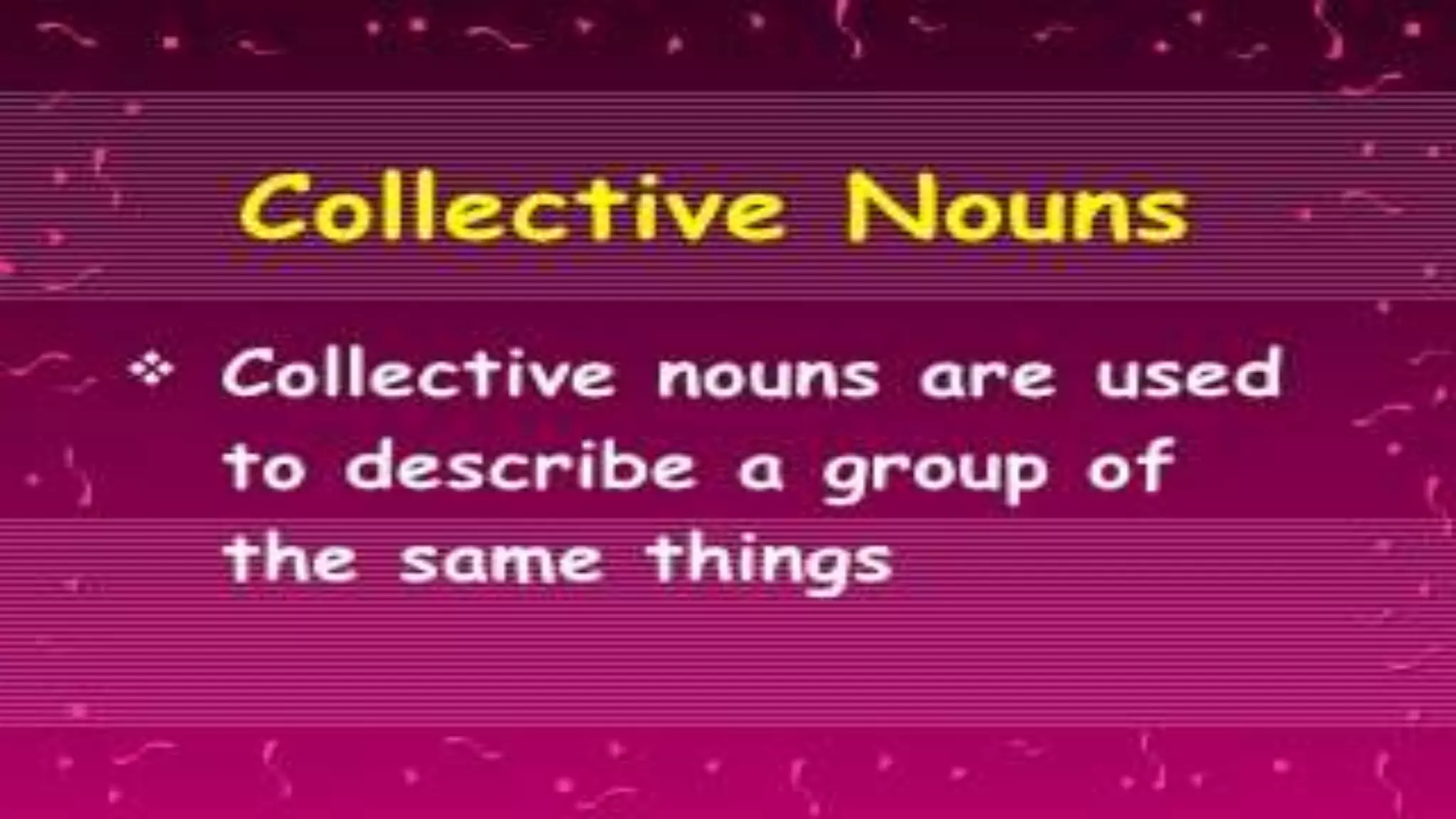 Collective nouns ppt | PPTX