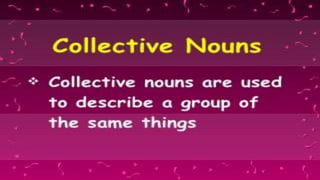 Collective nouns ppt | PPTX