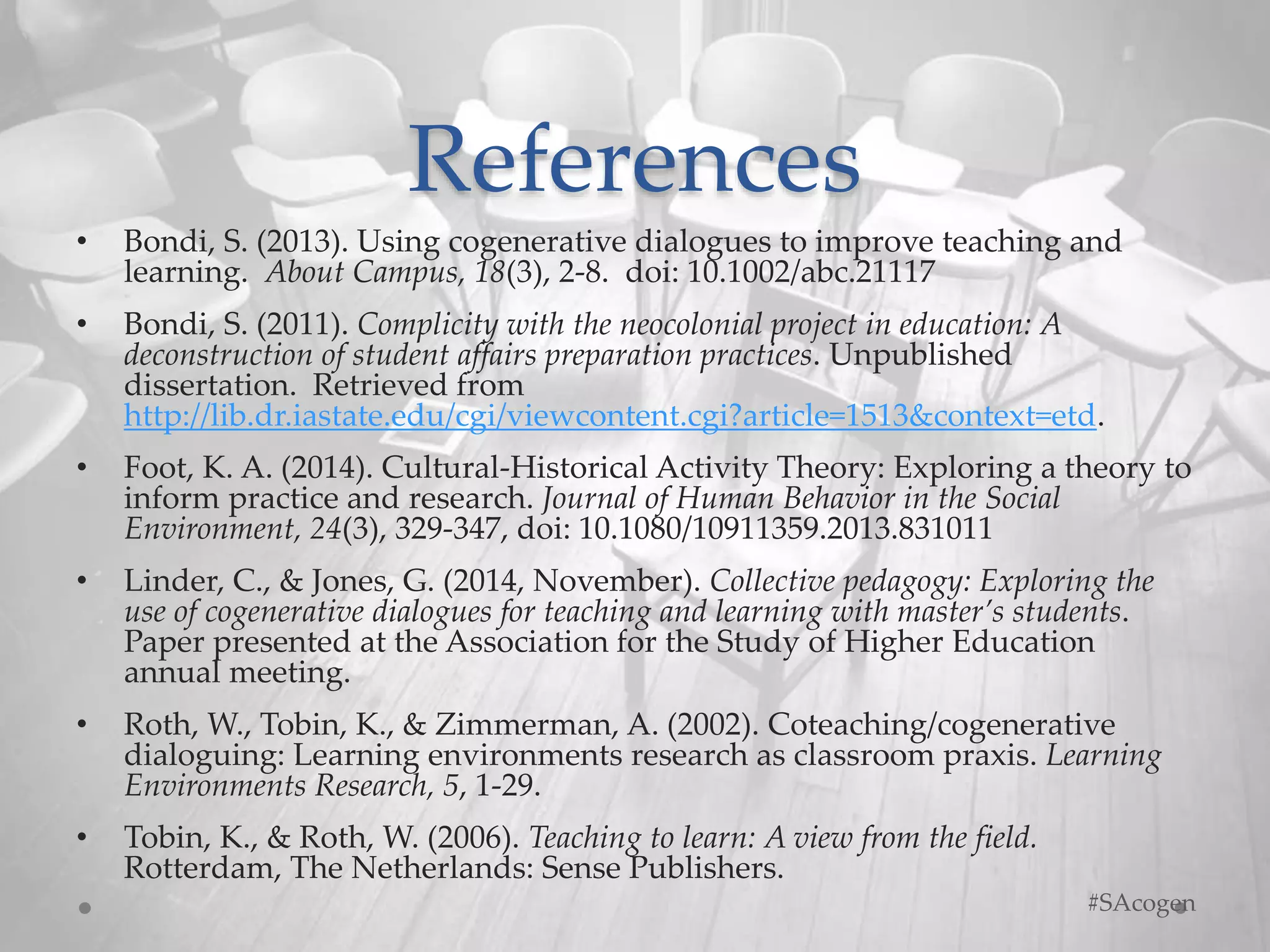 Collective pedagogy.11.1.14