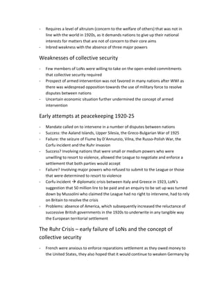 Collective Security Ww1