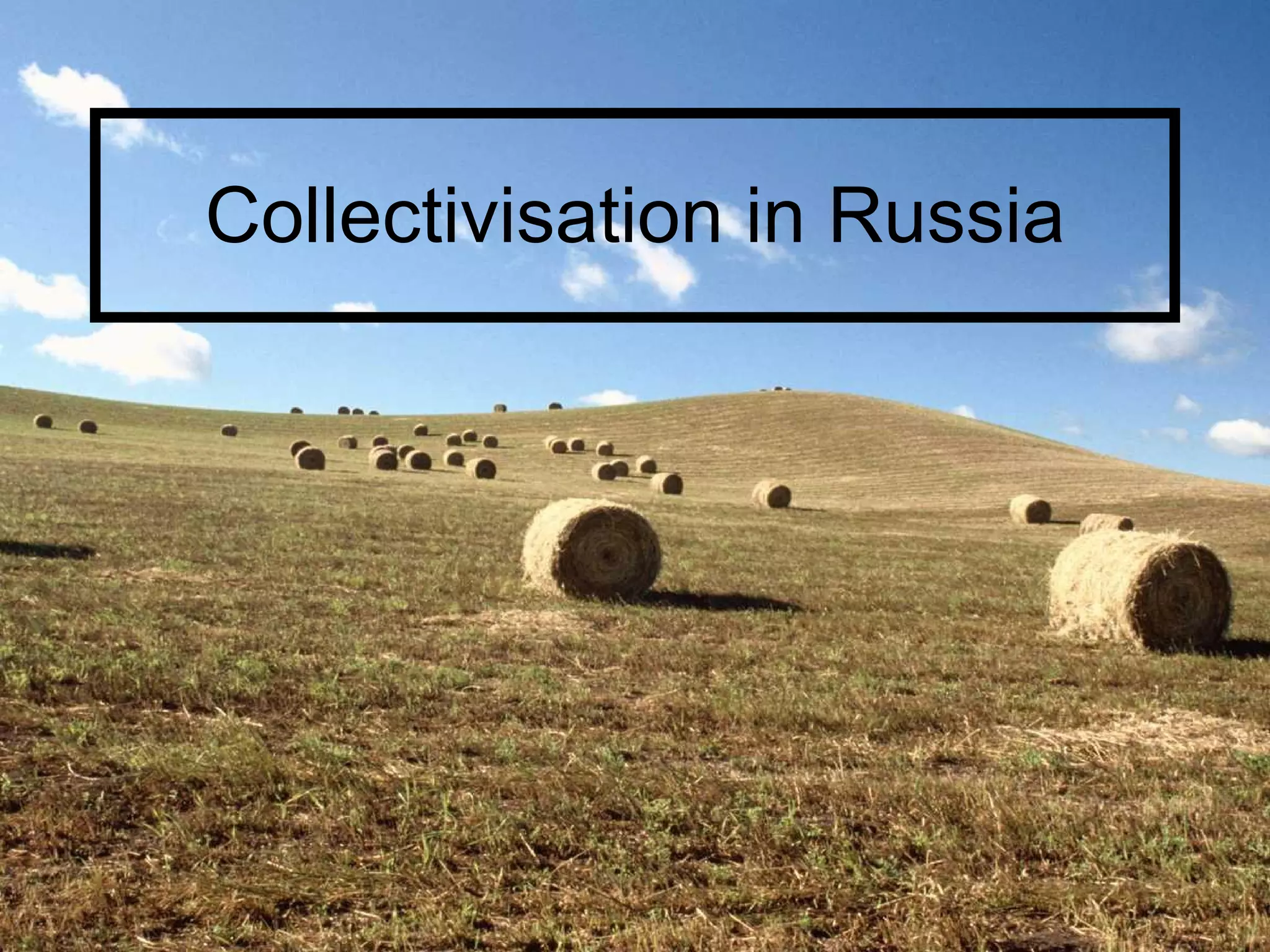 Collectivisation In Russia | PPT