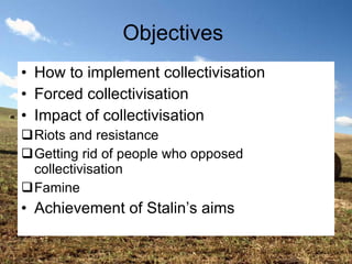Collectivisation In Russia | PPT
