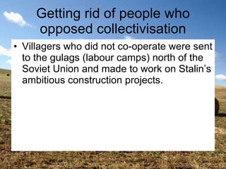 Collectivisation In Russia | PPT