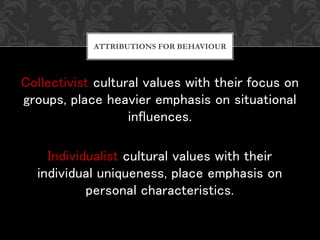 Collectivism versus individualism | PPTX