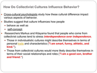 Collectivistic Cultures