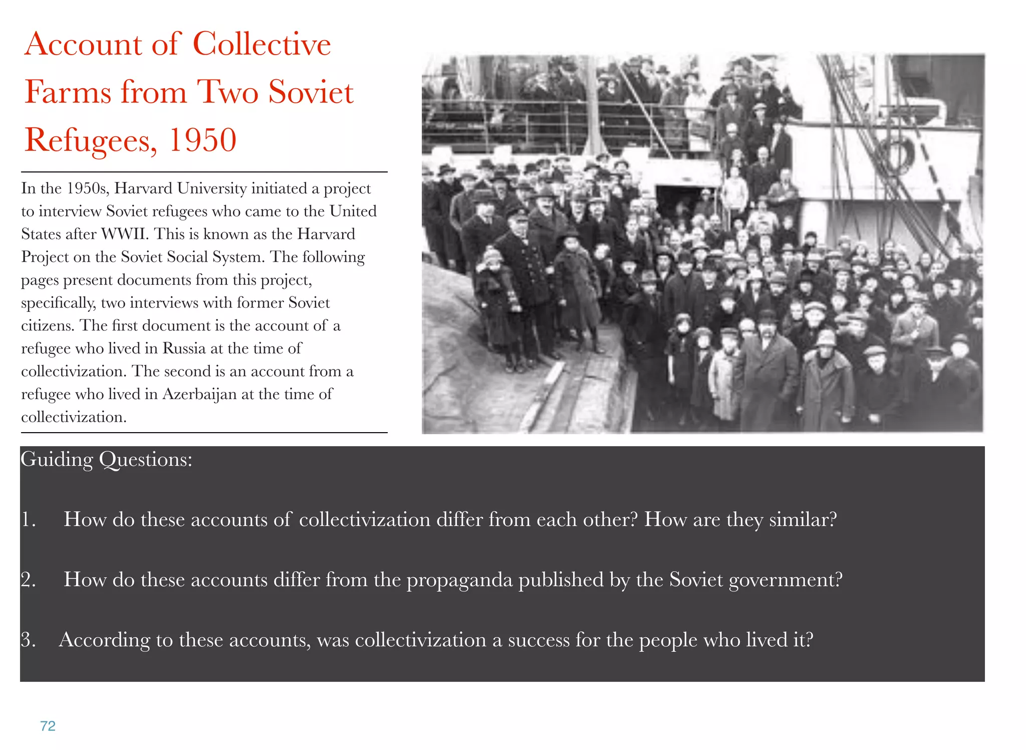Collectivization and Propaganda in Stalin's Soviet Union | PPT