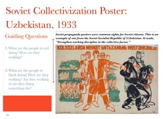 Collectivization and Propaganda in Stalin's Soviet Union | PPT