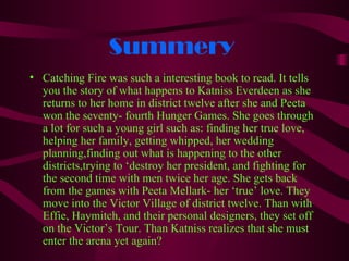 Colleen mc cormack catching fire | PPT | Fiction | Books and Literature