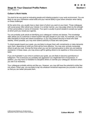 Colleen Mitchell Disc Profile | PDF