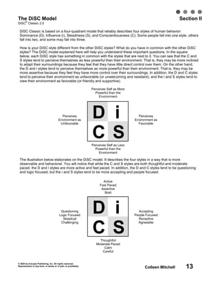 Colleen Mitchell Disc Profile | PDF