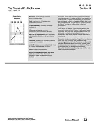 Colleen Mitchell Disc Profile | PDF