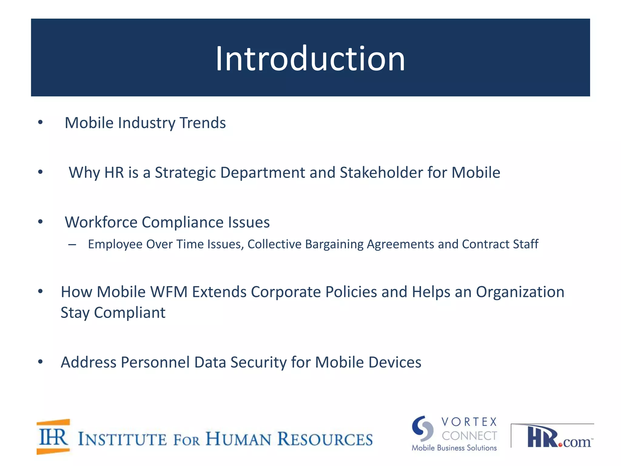 Vortex Connect Mobilizing your Current HR System | PDF