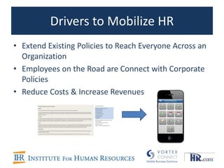 Vortex Connect Mobilizing your Current HR System | PDF
