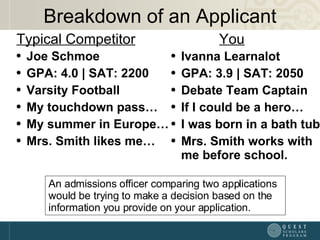 College Application Binder Final | PPT