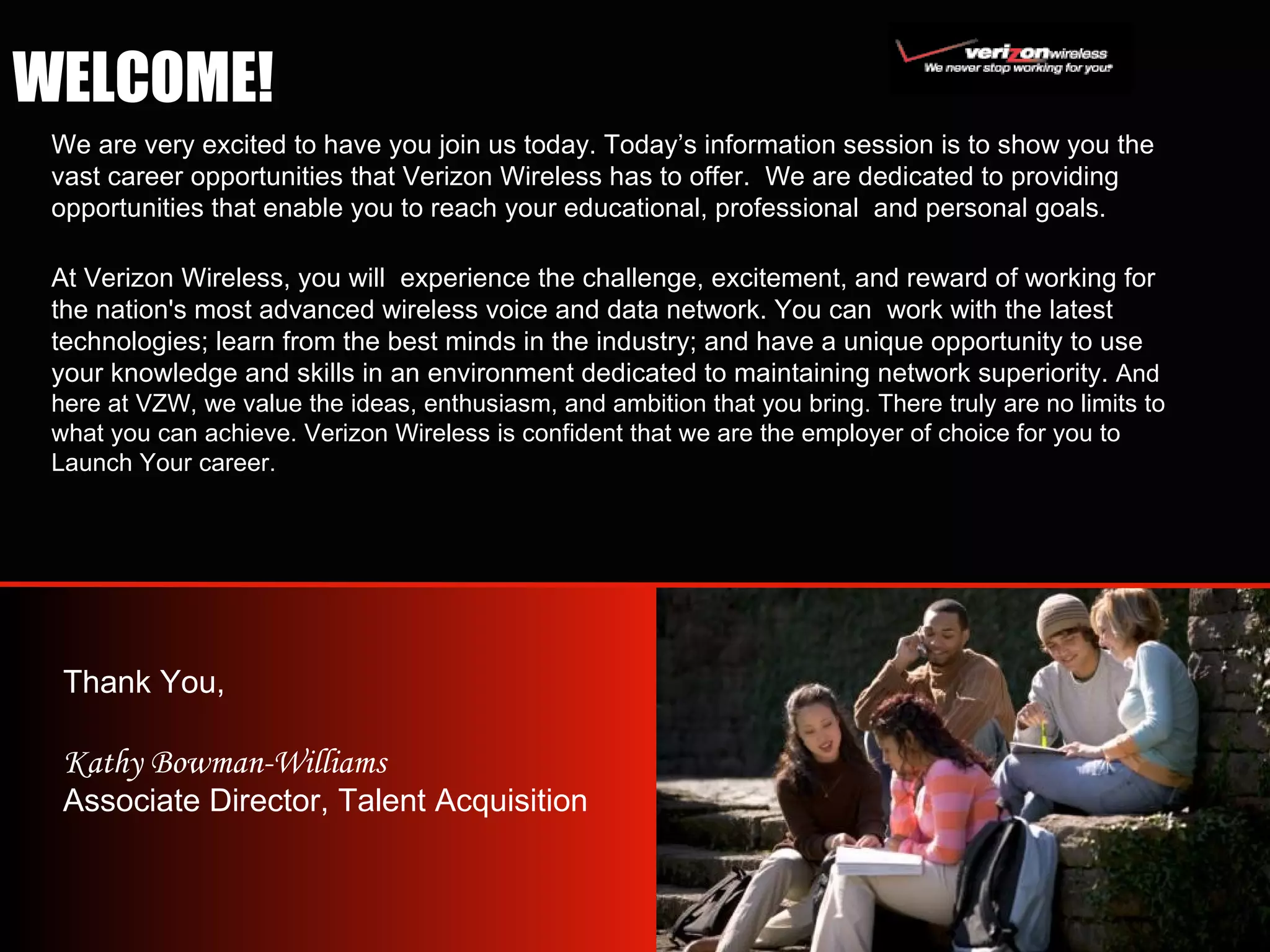 Verizon Wireless Opportunities | PPT