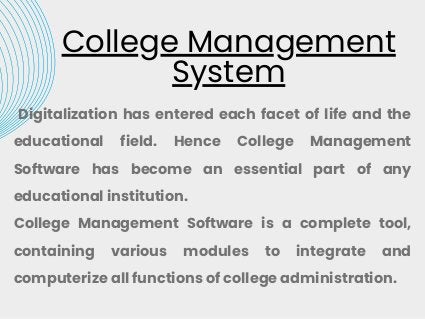 College-Management-System | PDF