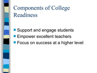College Readiness | PPT