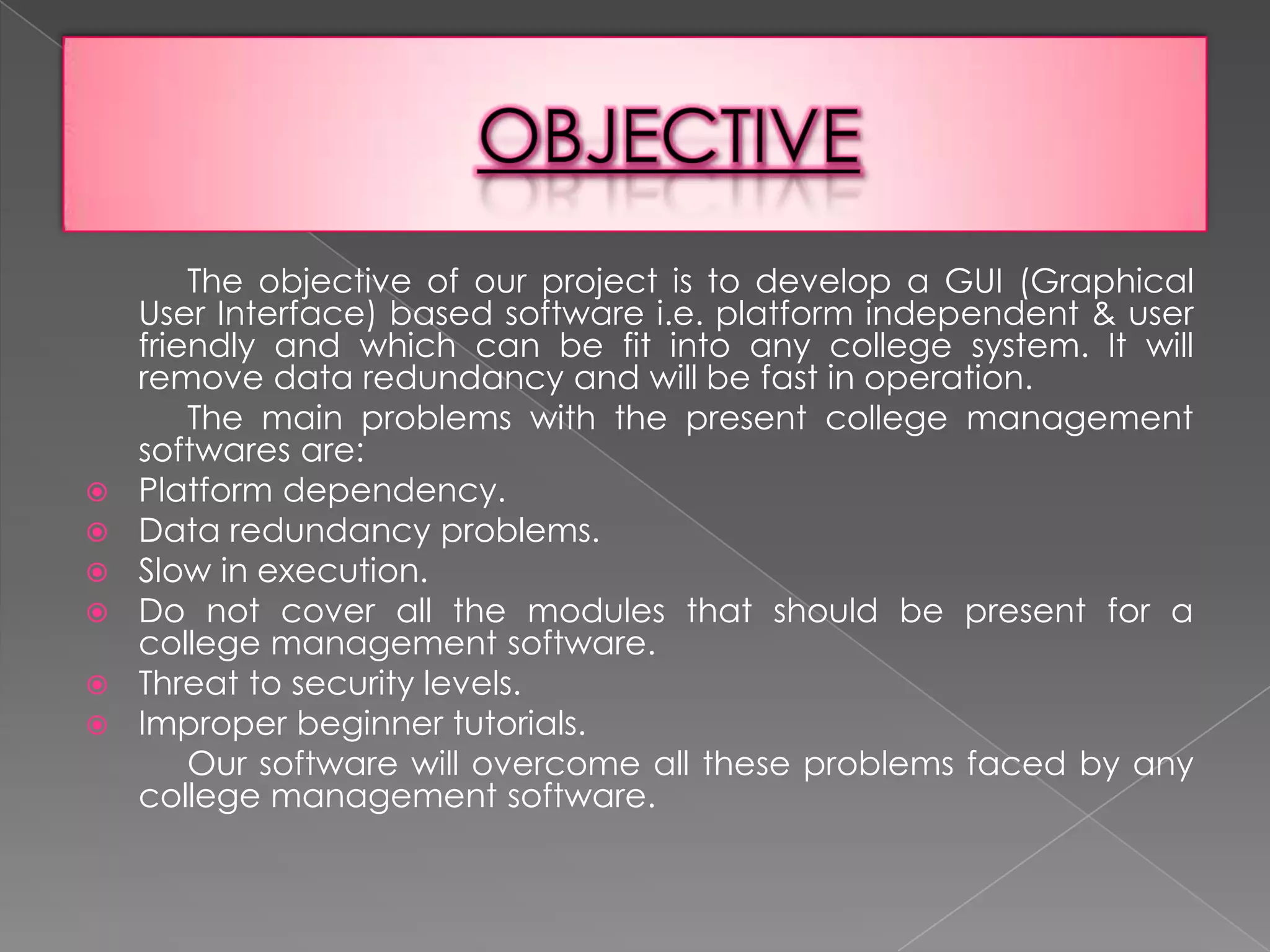 College management project | PPTX