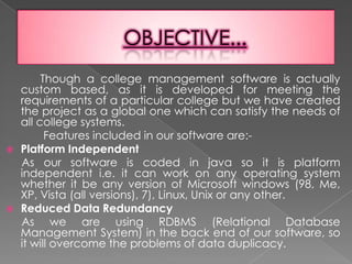 College management project | PPTX