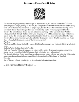 College Admission Essay - How To Create A College A | PDF