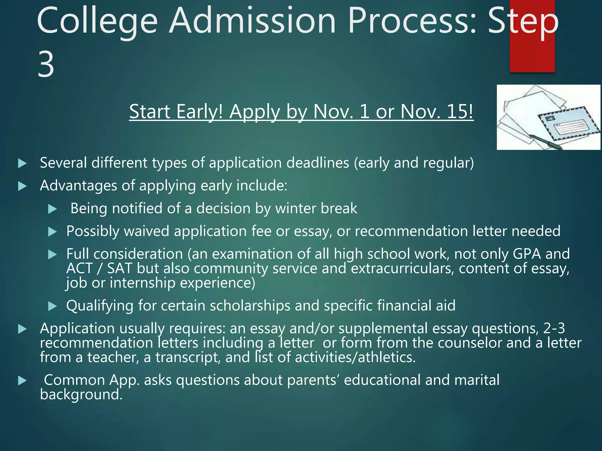 College Admission Presentation 3-26-2022.pptx | College Planning | College Education