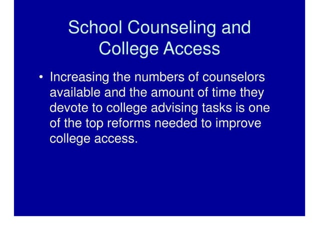 College Admissions Counseling | PDF