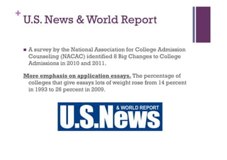 College Admissions Essay Writing | PDF