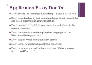 College Admissions Essay Writing | PDF