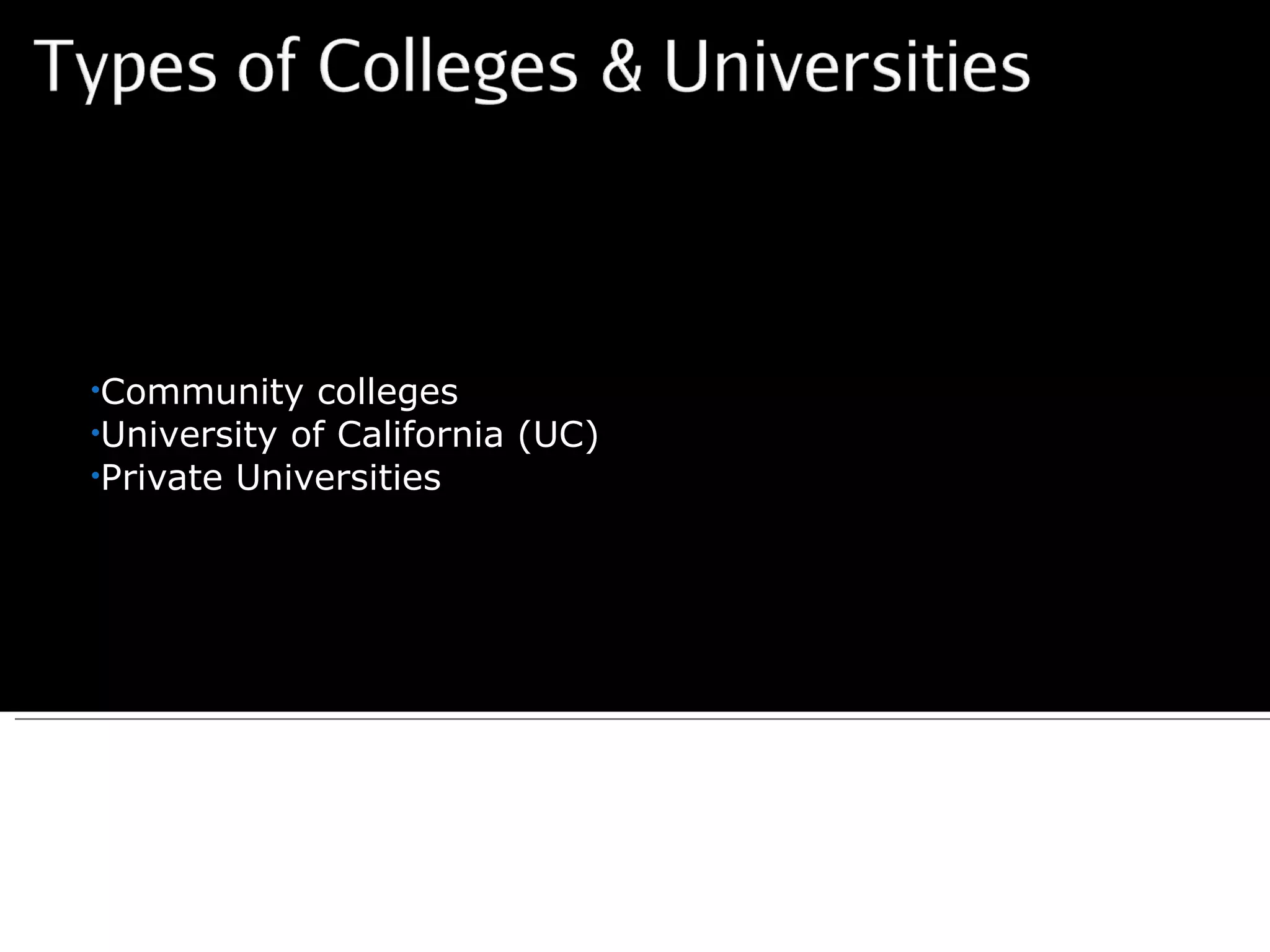 College admissions powerpoint | PPT