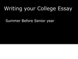 College admissions powerpoint | PPT