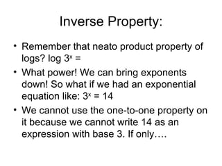 College Algebra 5.4 | PPT