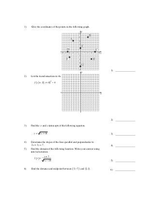 College algebra and trigonometry 3rd edition ratti test bank