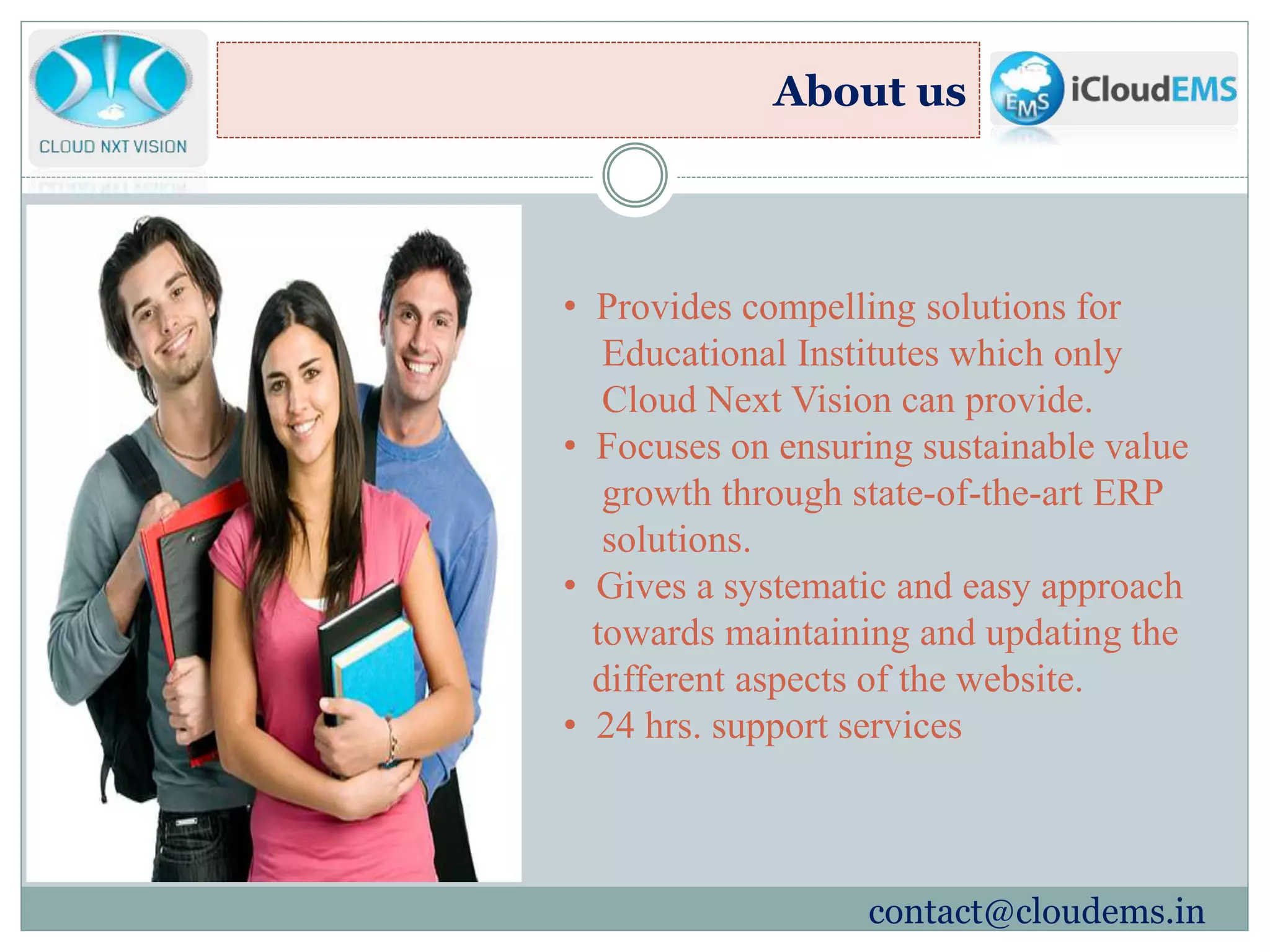 College and University ERP System | PPTX